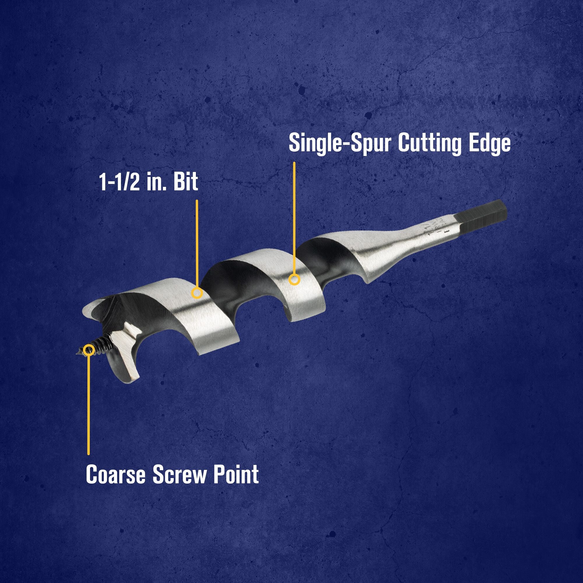 IRWIN Ship Auger, 1-1/2-Inch