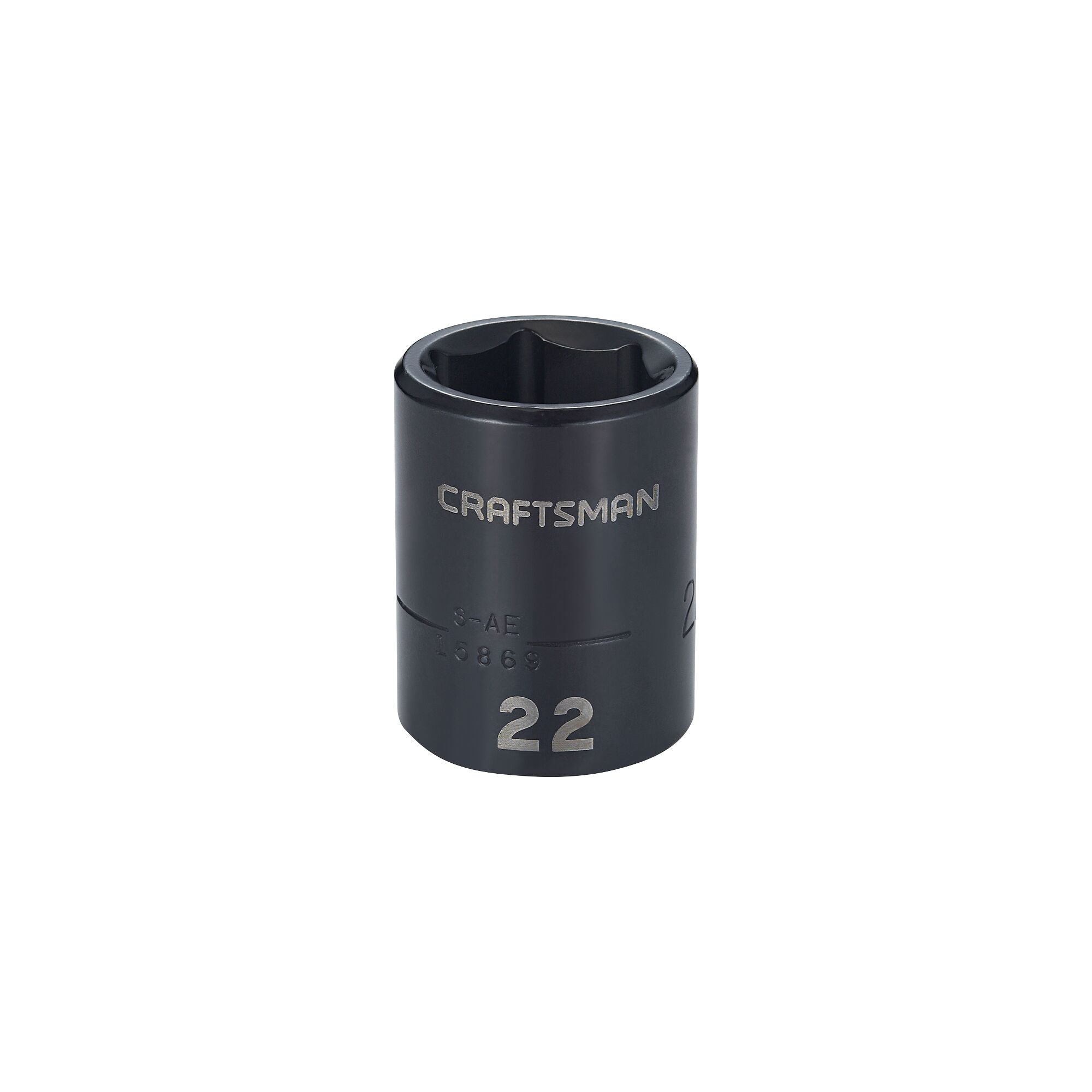 CRAFTSMAN 1/2-in Drive 22mm Metric Impact Shallow Socket