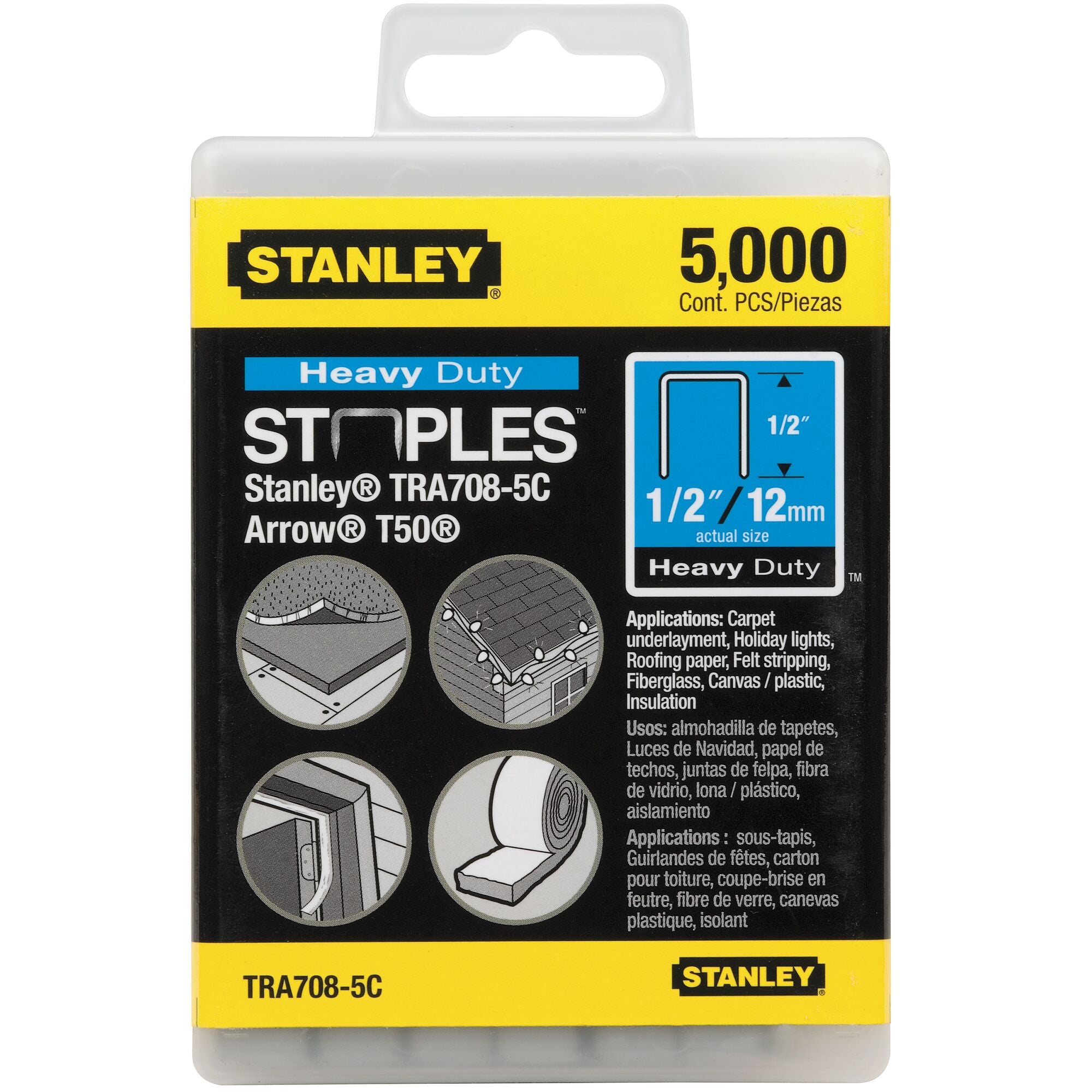 STANLEY Stpl 1/2In Hd