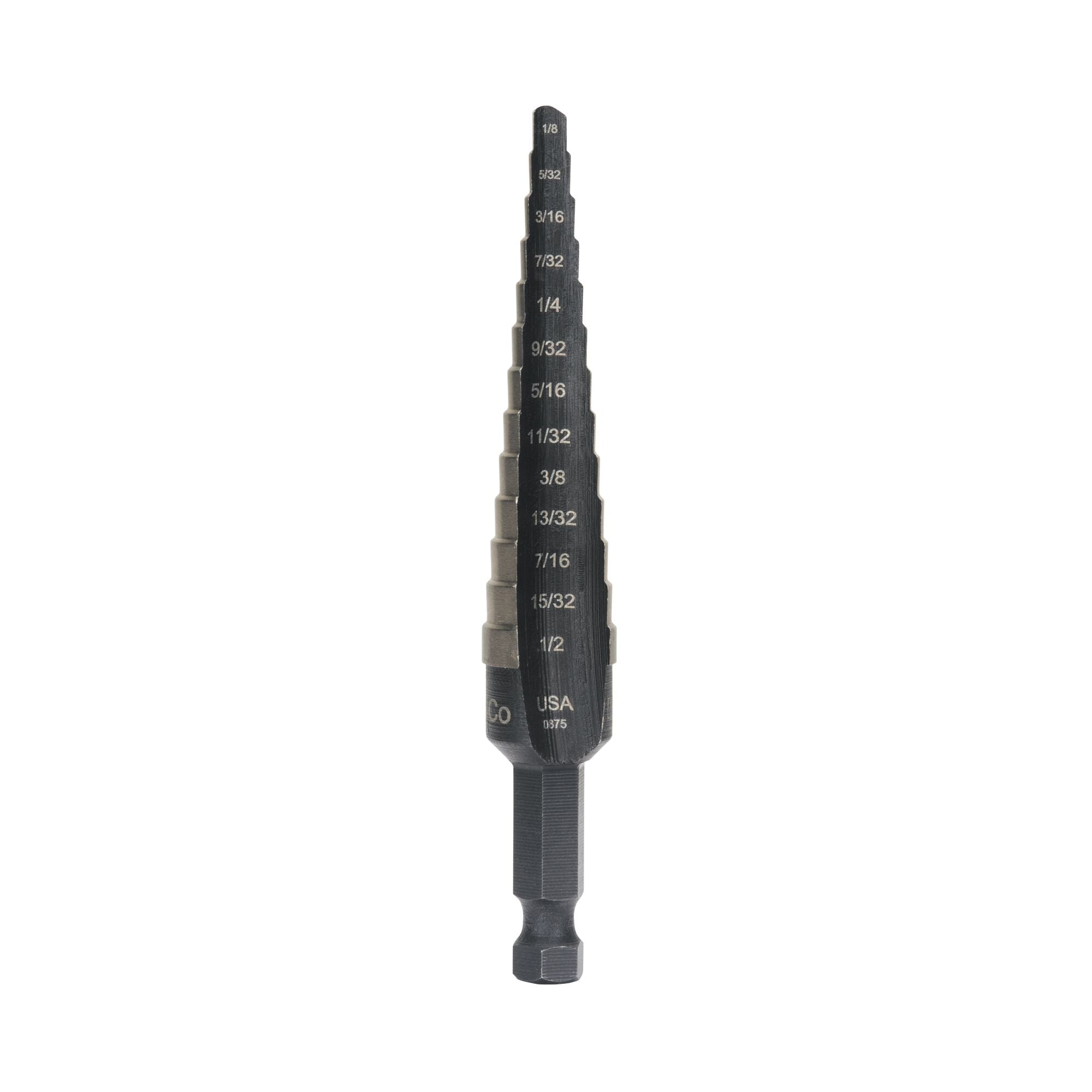 IRWIN Unibit 1/32-Inch 13-Steps Cobalt Alloy Steel Step Drill Bit